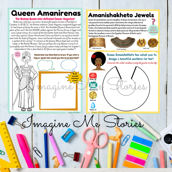 DIGITAL FILE: Kingdom of Kush Activity Pack (Amazing African Kingdoms ...