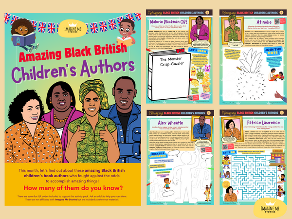 DIGITAL FILE - Amazing Black British Children's Authors Activity Pack ...